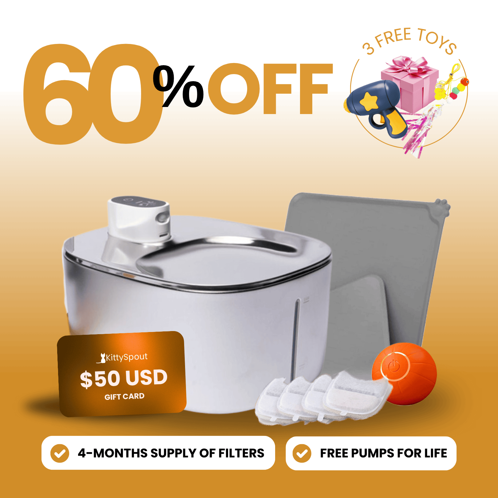 Wireless Hydration & Playtime Value Bundle – KittySpout